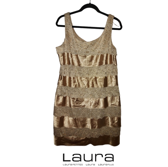 laura | Dresses | Nwt Laura Plus Golden Champagne Dress | Poshmark